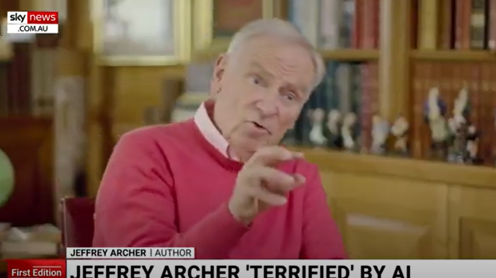 Watch AI and the Age of the Author - Jeffrey Archer | Speaker Insights ...